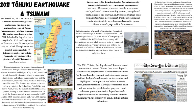 2011 Tōhuku Earthquake & Tsunami | PDF