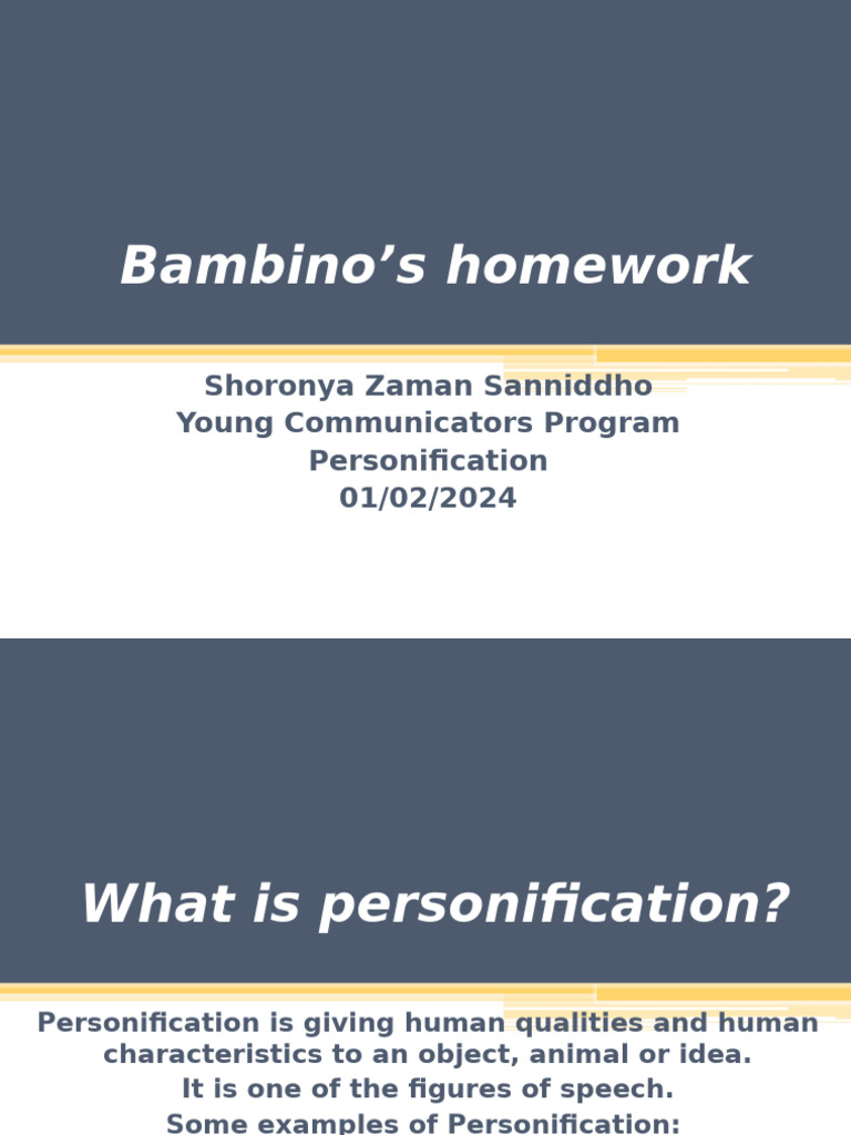 Personification | PDF | Language Arts & Discipline | Young Adult