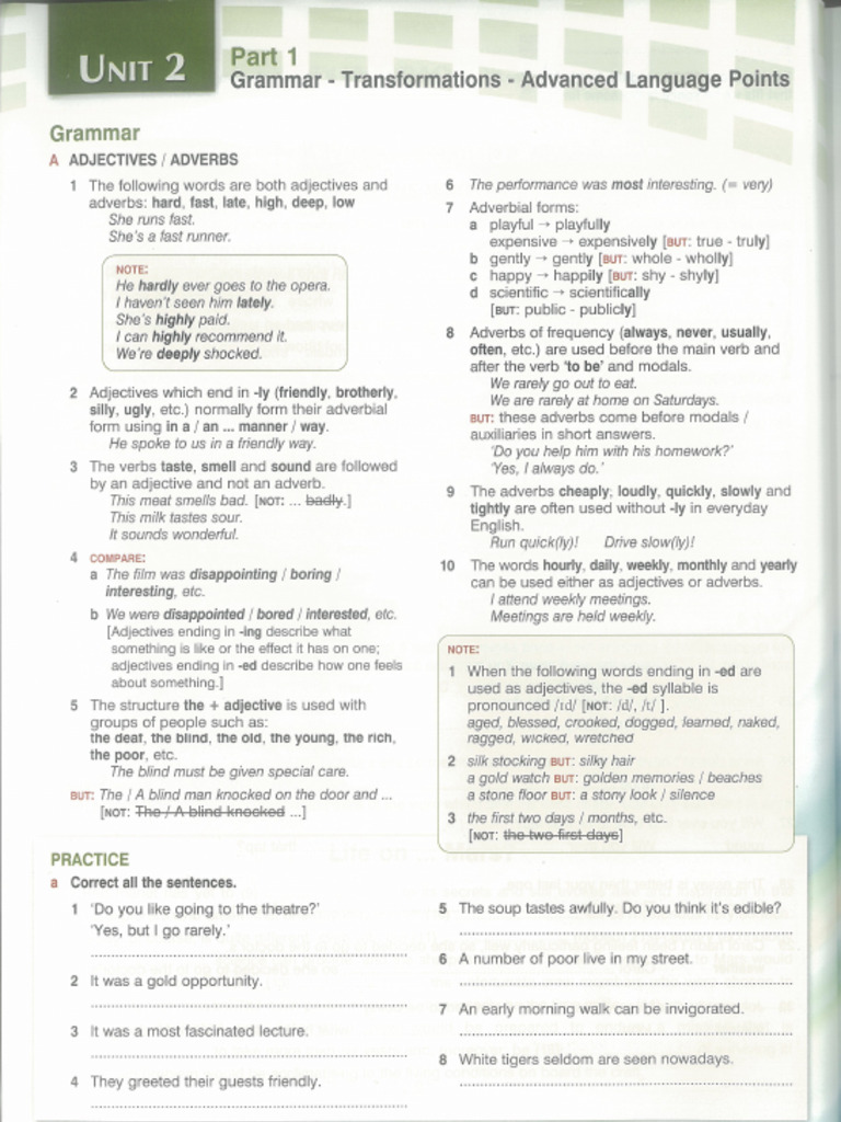 Unit 2 Use of English G | PDF