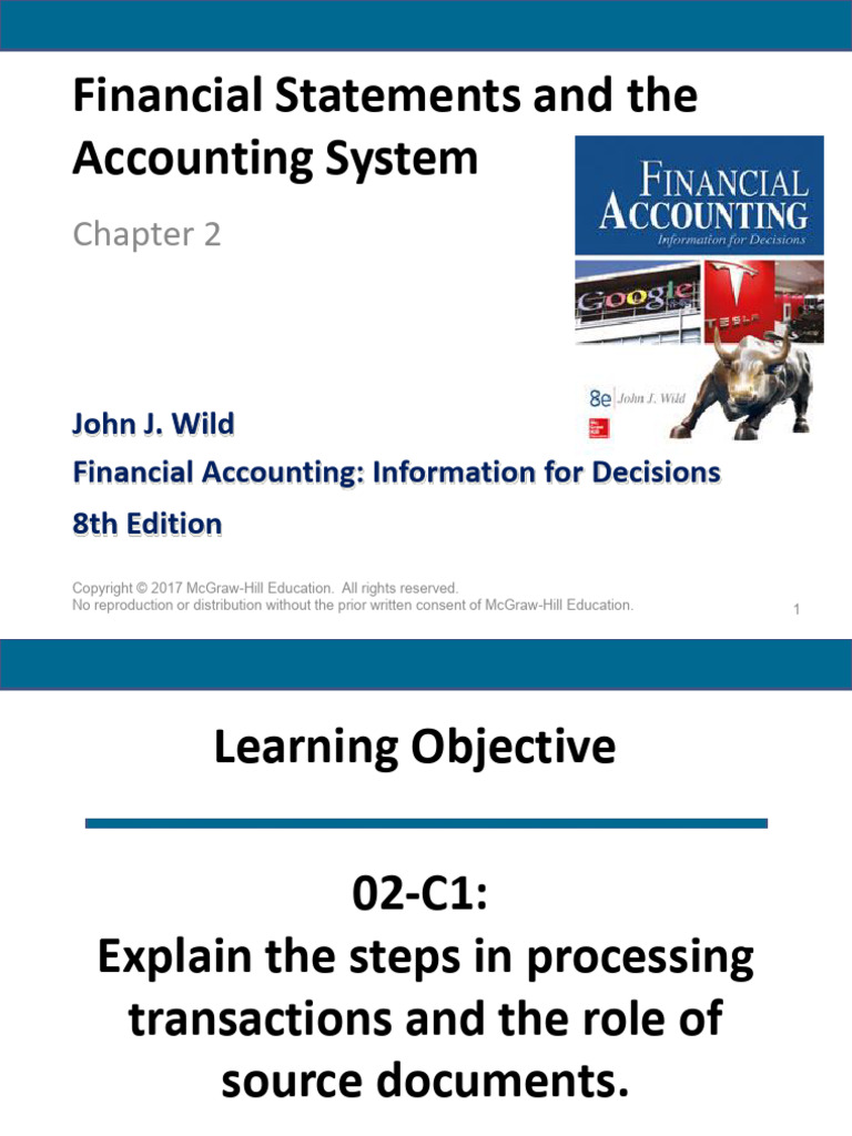 Financial Accounting - Chapter2 | PDF