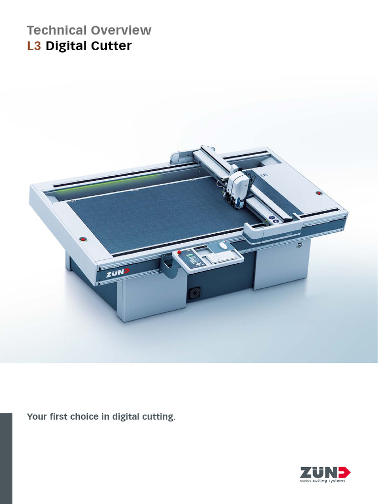 Technical Overview L3 Digital Cutter | PDF