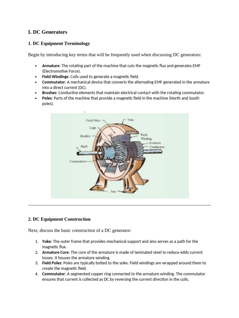 DC Generator | PDF