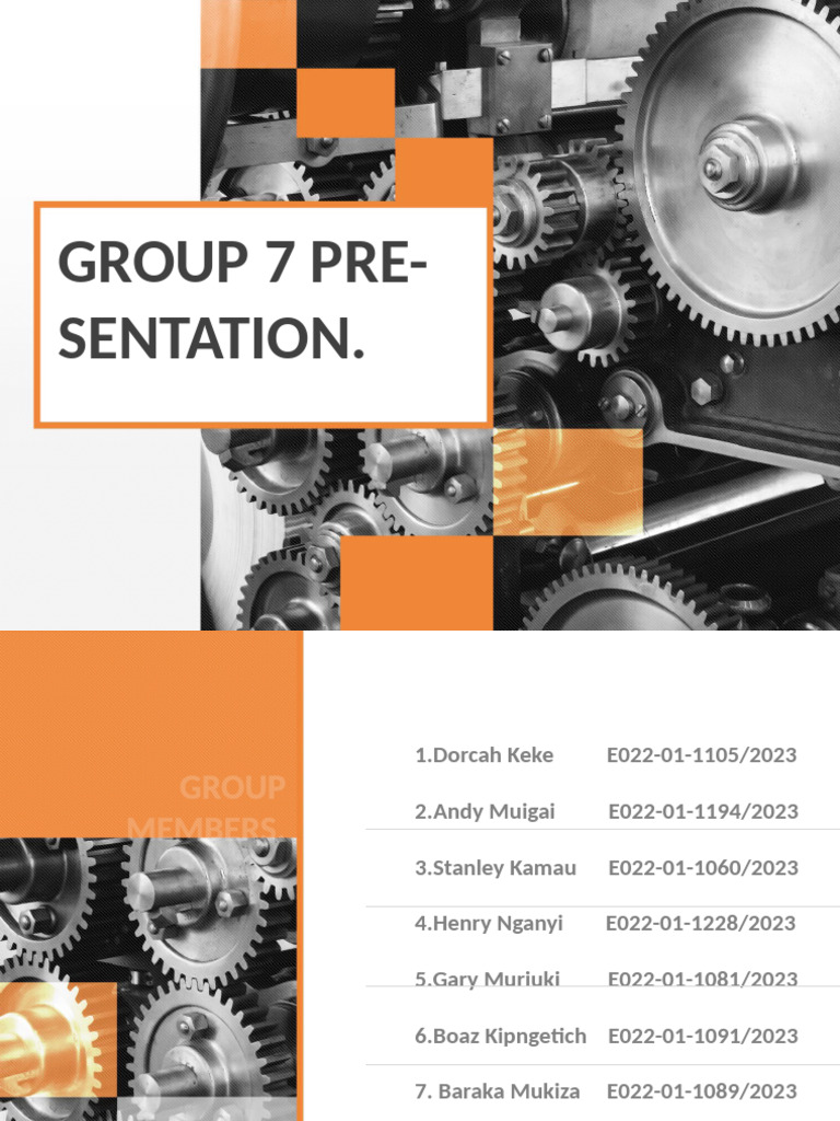 Group 7 Presentation. | PDF