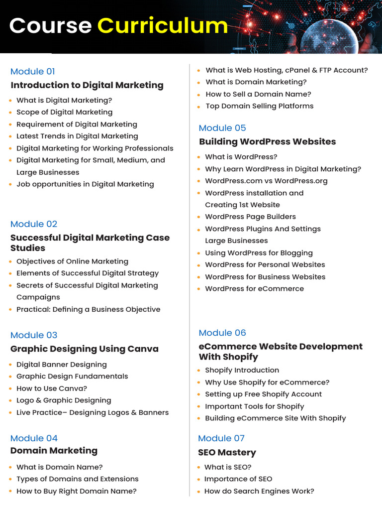 Digital Marketing Outline | PDF