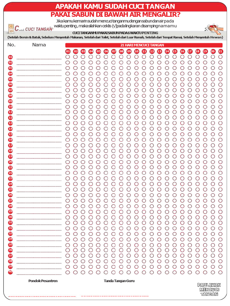 Kalender 21 Hari CTPS Kelas | PDF
