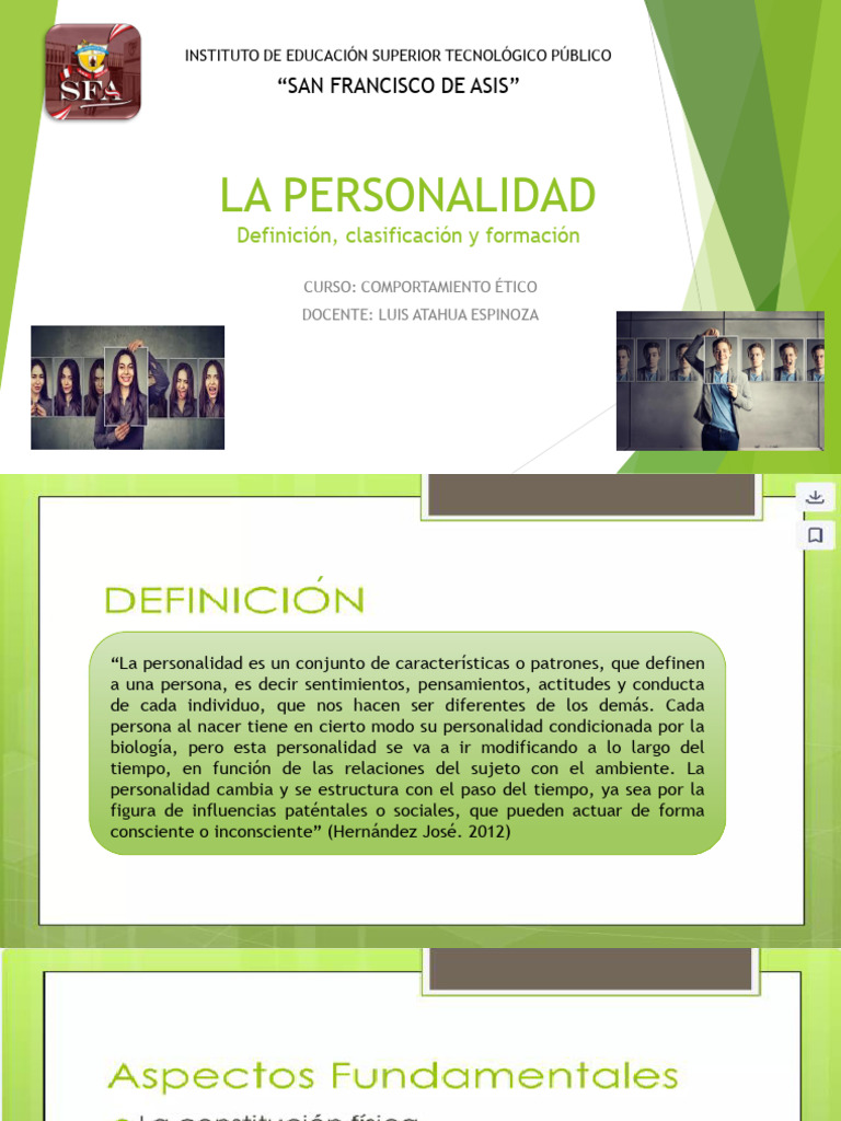 La Personalidad PPT - 23 - 09 | PDF