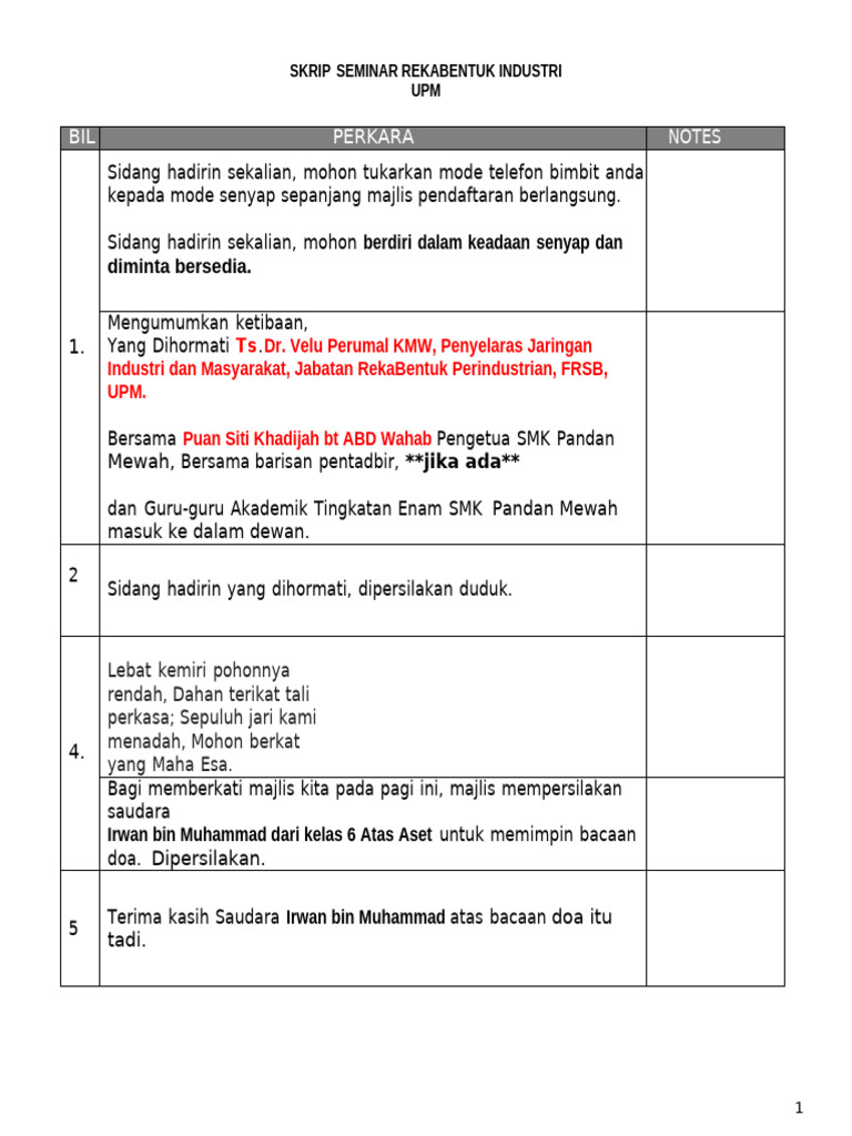 Script Seminar Upm | PDF