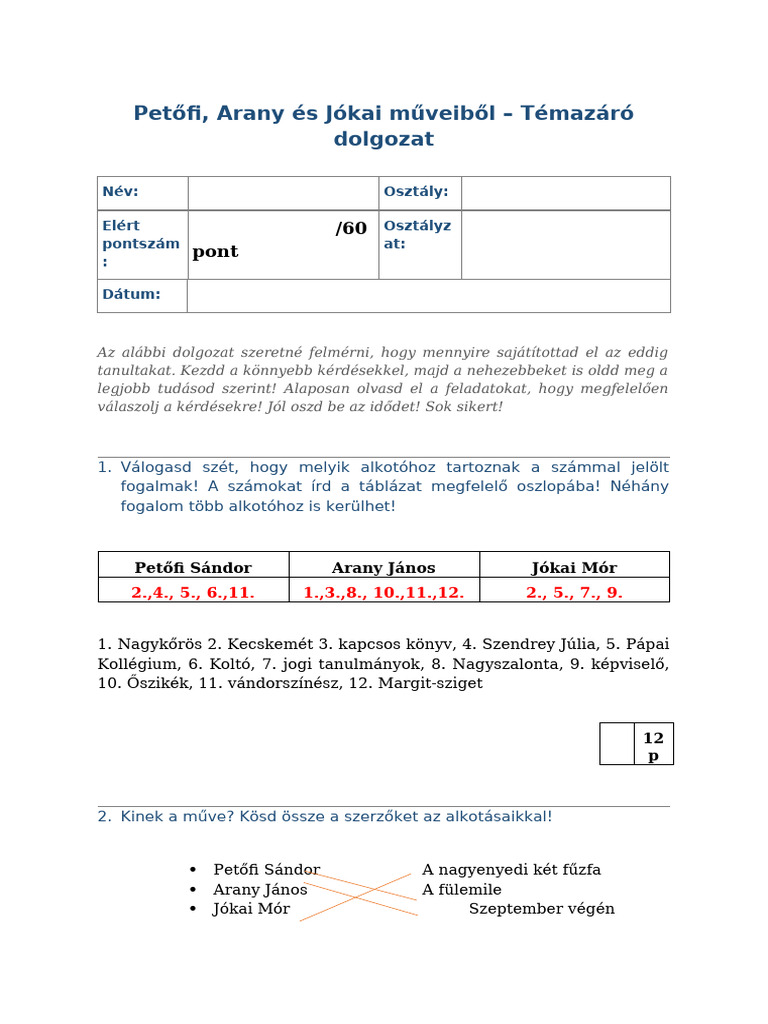 Pet Fi, Arany S J Kai - Megold Kulcs | PDF