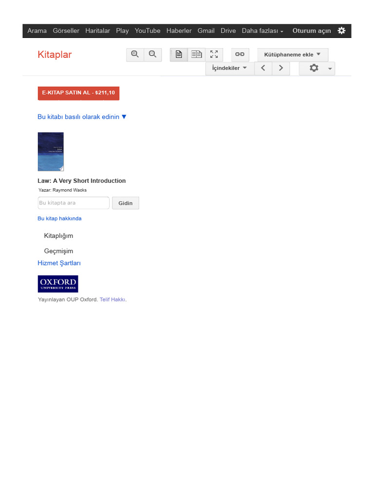 Law - A Very Short Introduction - Raymond Wacks - Google Kitaplar | PDF