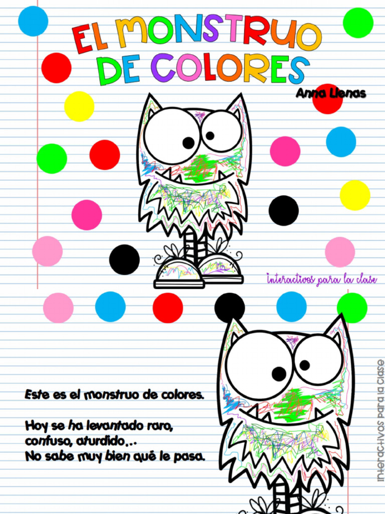15 Interactivos Cuento El Monstruo de Colores | PDF