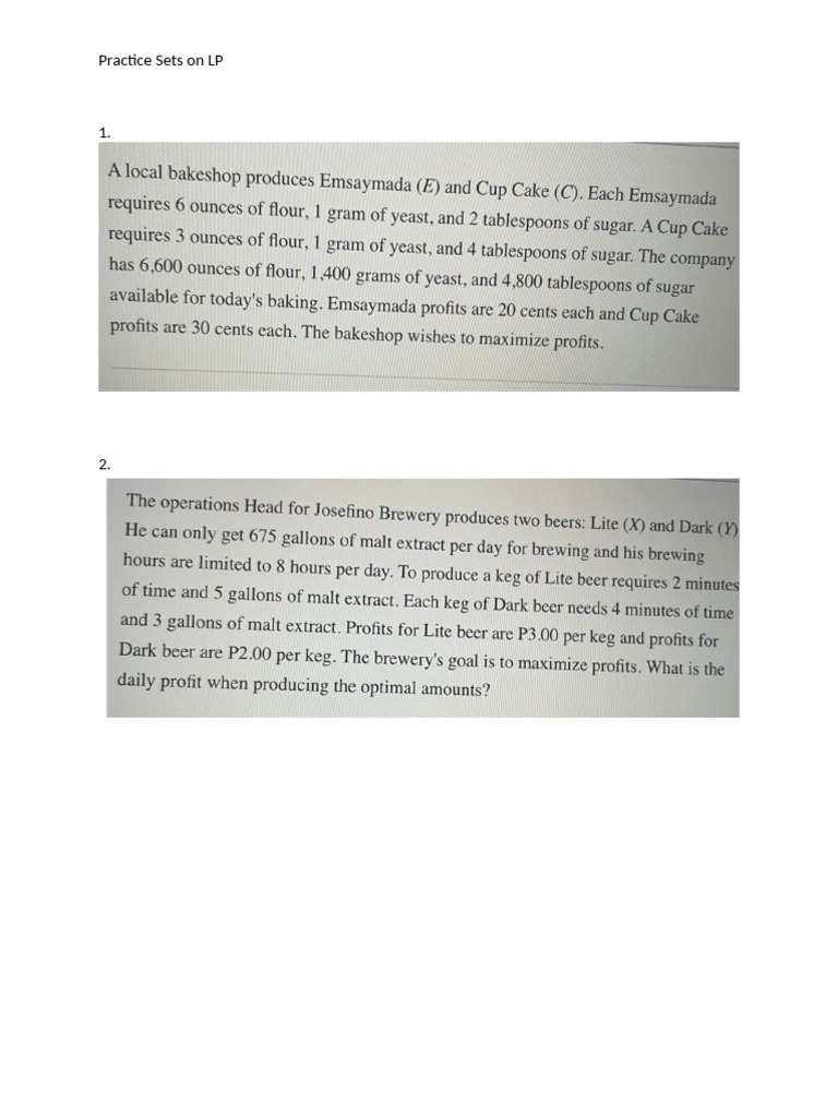 Problems For Algebraid Formulation | PDF