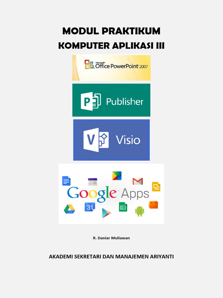 Bahan Ajar - Komputer Aplikasi Iii - Praktikum | PDF
