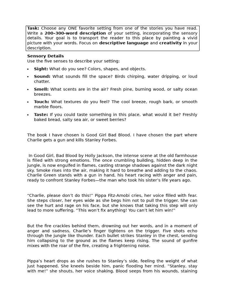 English Story Fav. Scene | PDF