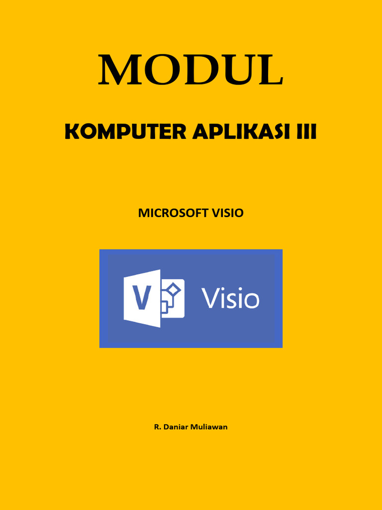 Bahan Ajar - Komputer Aplikasi Iii (Visio) | PDF