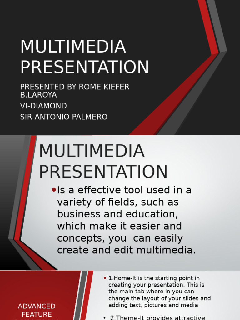 Multimedia Presentation | PDF