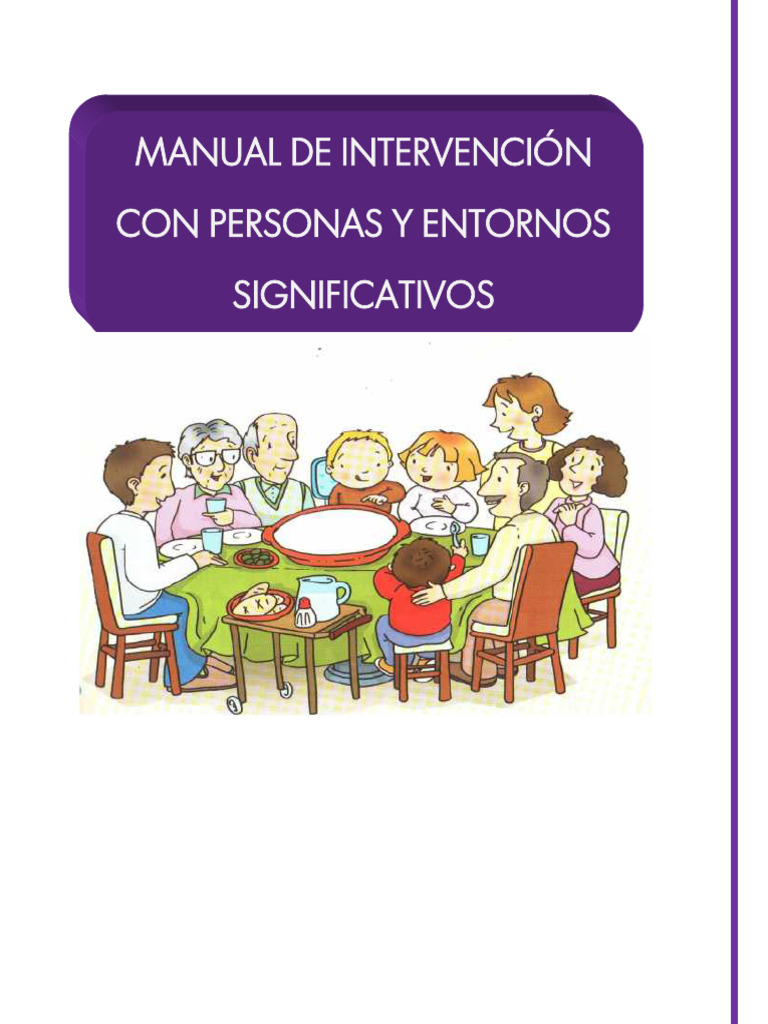 Manual de Intervención Con Personas y Entornos Significativos | PDF