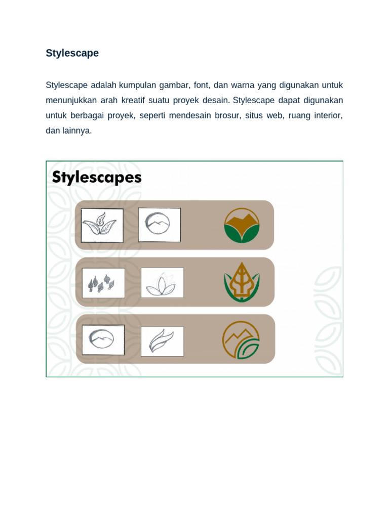 Stylescape | PDF