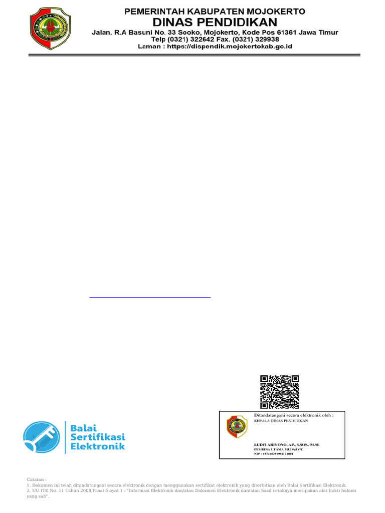 Surat Pemberitahuan PPG Piloting Tahap 2 2024 | PDF