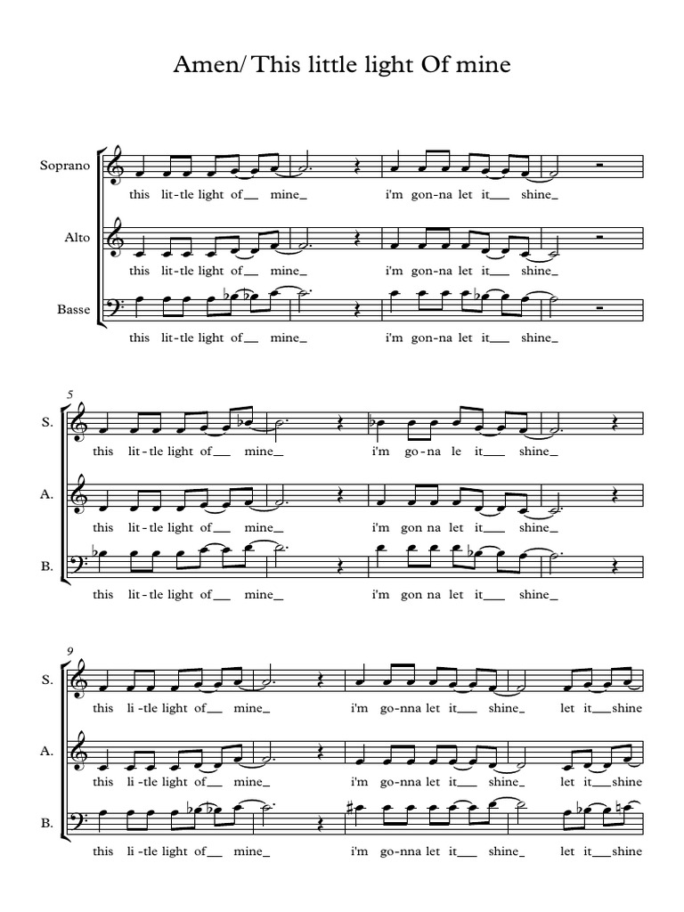 This Little Light of Mine | PDF