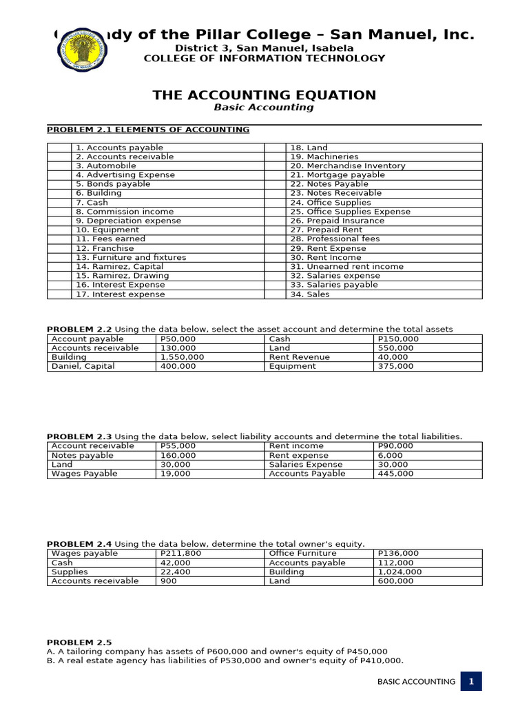 Chapter 2 Exercises | PDF