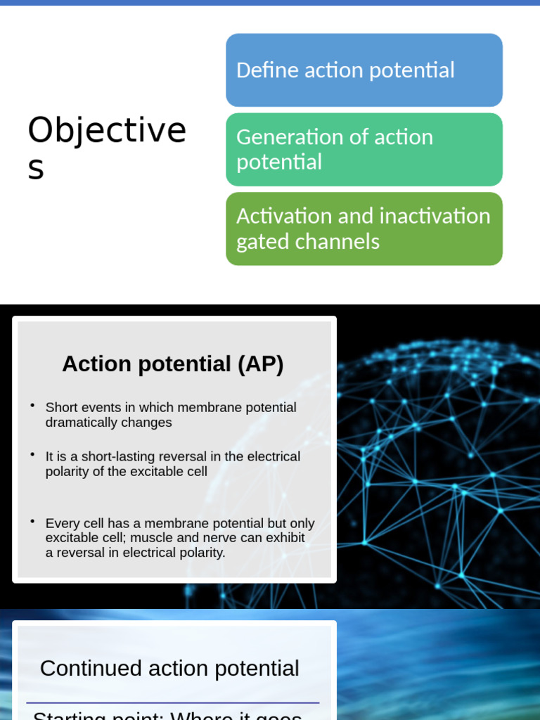 Generation of Action Potential | PDF