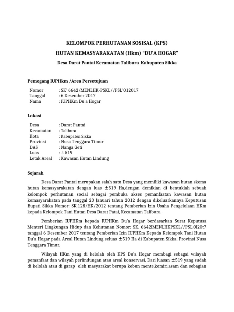 Profil New KPS Du'a Hogar | PDF