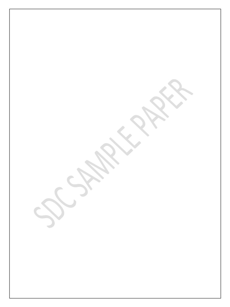 SDC SAMPLE PAPER For English | PDF | Hepatitis | Politics