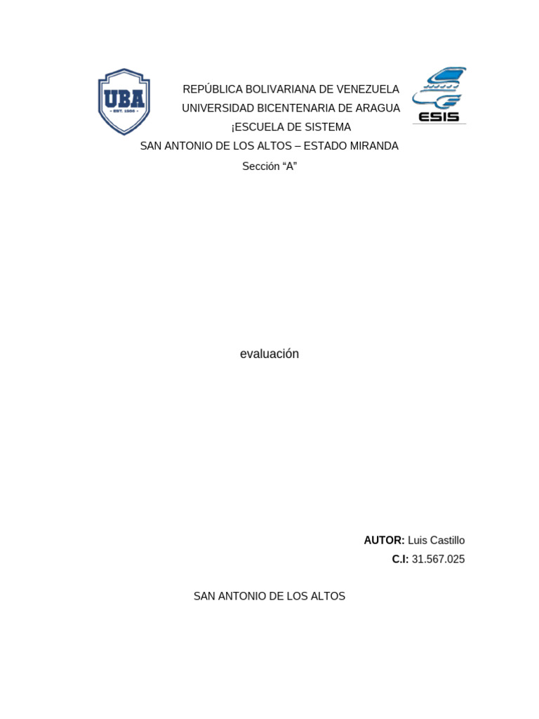 Luis.C Ejercicios de Programacion II C | PDF Luis.C Ejercicios de Programacion II C | PDF