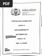 LIFE SCIENCES Grade 12 Trial 2021 P1 and Memo | PDF | Nerve | Reproduction