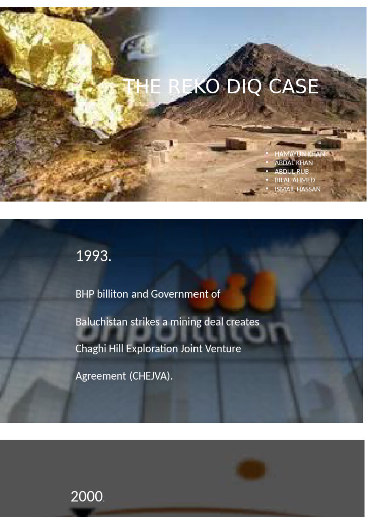 Reko Diq Final Presentation | PDF