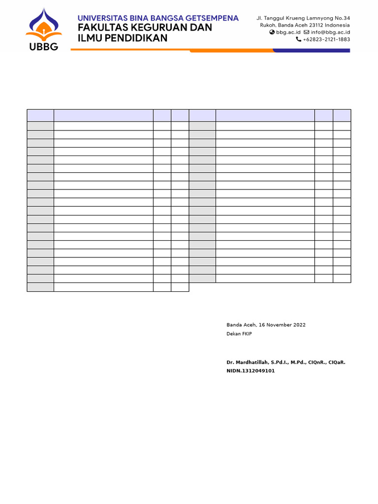 Transkrip 20050008 Putri Aranisa | PDF