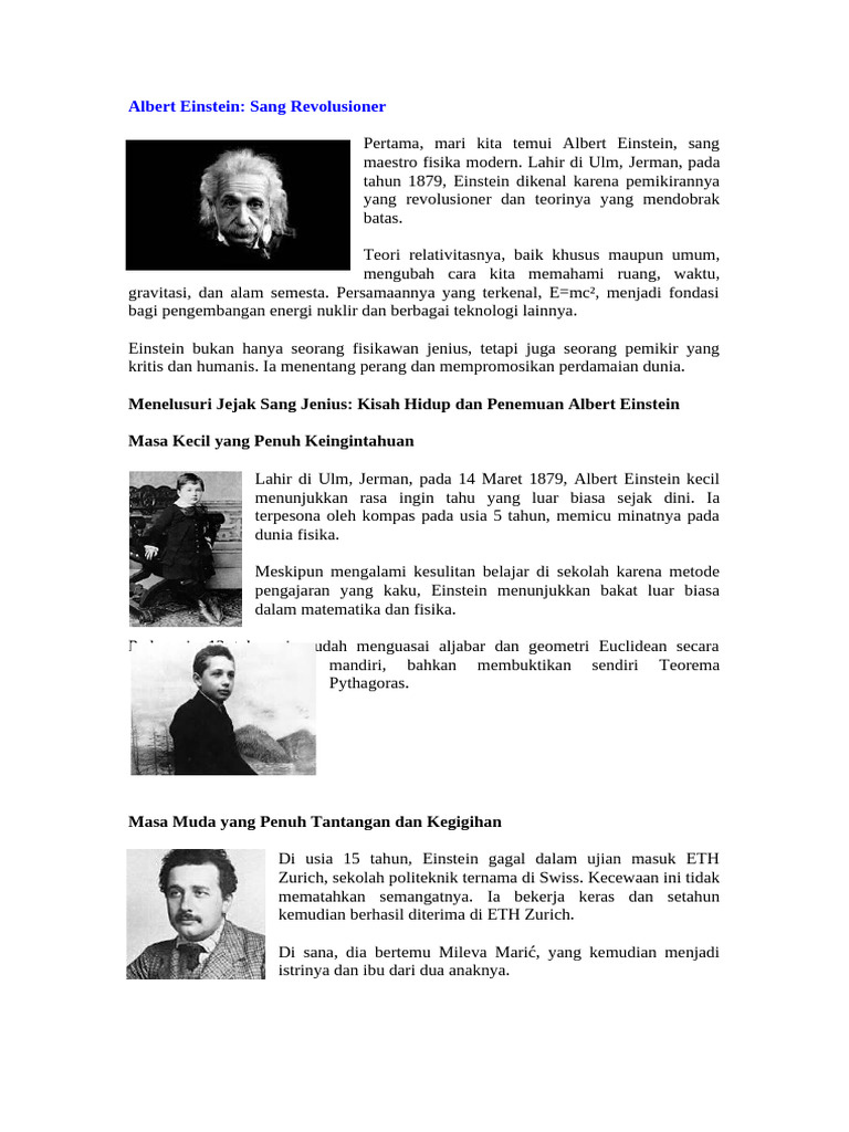 Albert Einstein | PDF