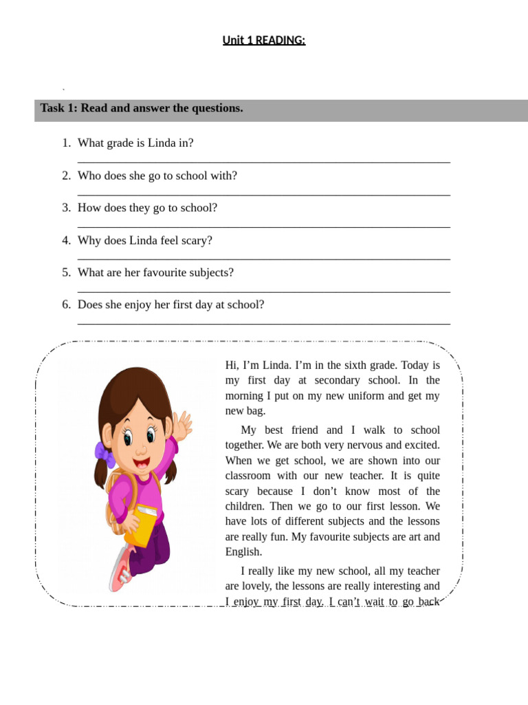 Unit 1 Reading L P 6 | PDF