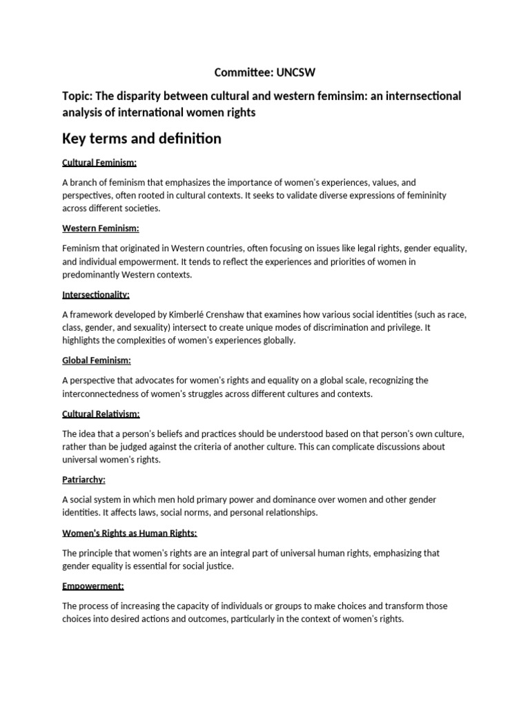 JTC UNCSW Final Version | PDF