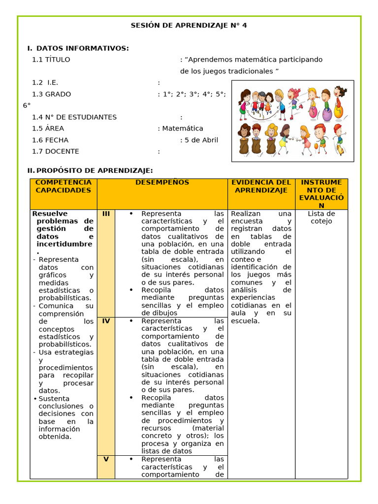 Sesión 4 Mate | PDF
