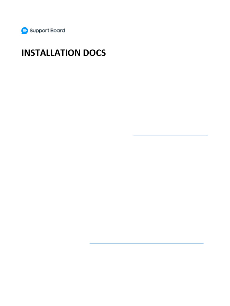 Docs Self Hosted Installation | PDF