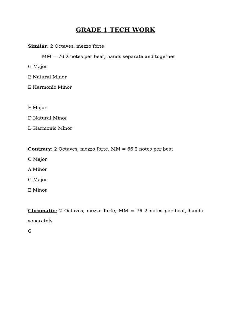 Grade 1 Tech Work Pdf