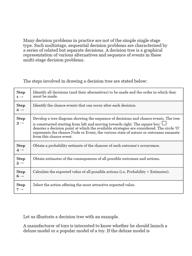 Meaning of Decision Tree | PDF