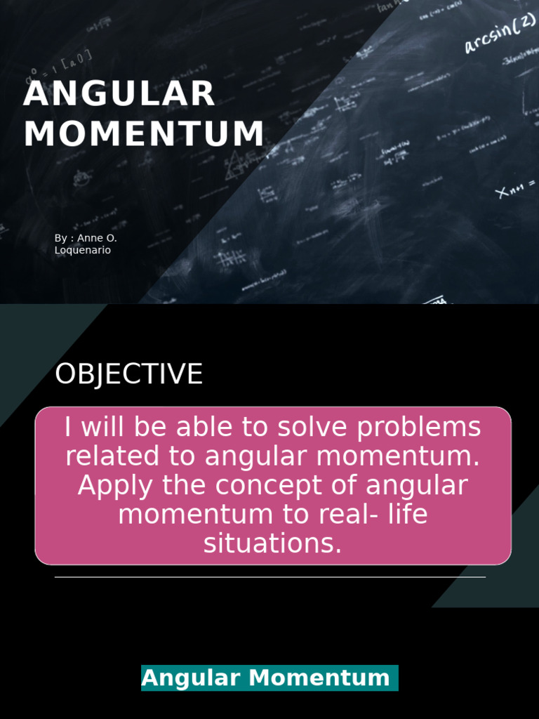 Angular Momentum | PDF