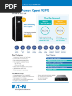 Eaton UPS 93T 15-80kW Technical Specification (Standard Model) | PDF | Alternating Current ...