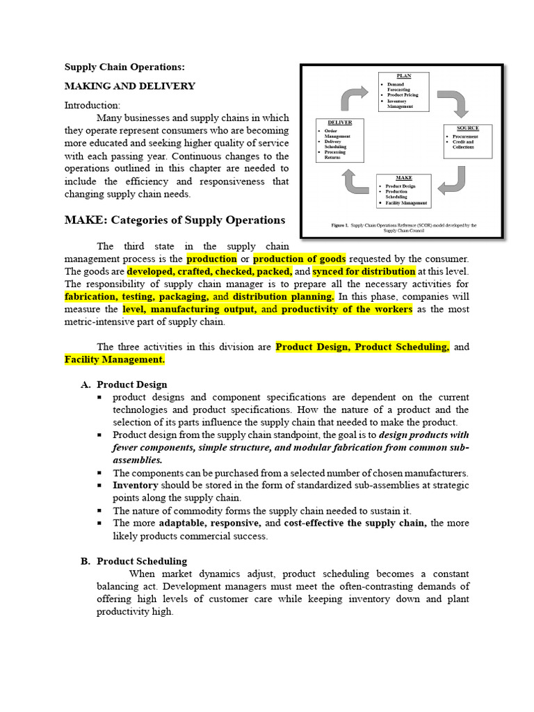 Chapter 3 SCM | PDF | Logistics | Supply Chain