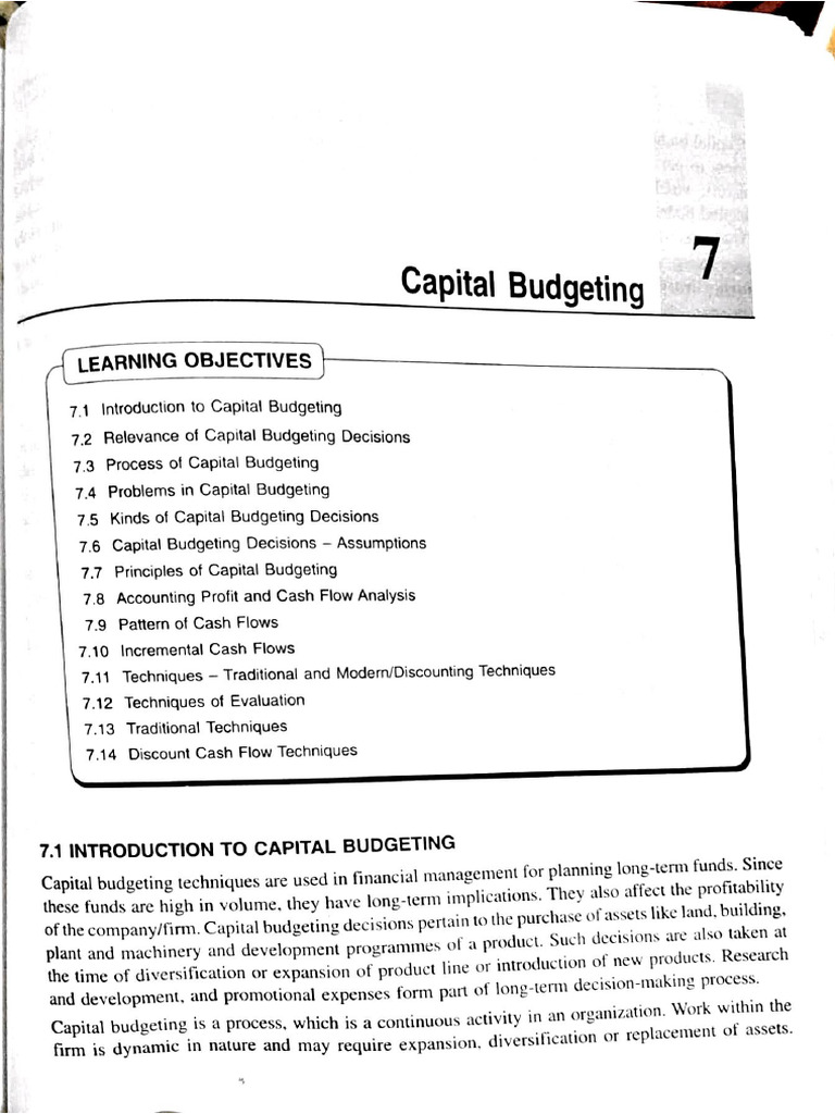 Capital Budgeting | PDF