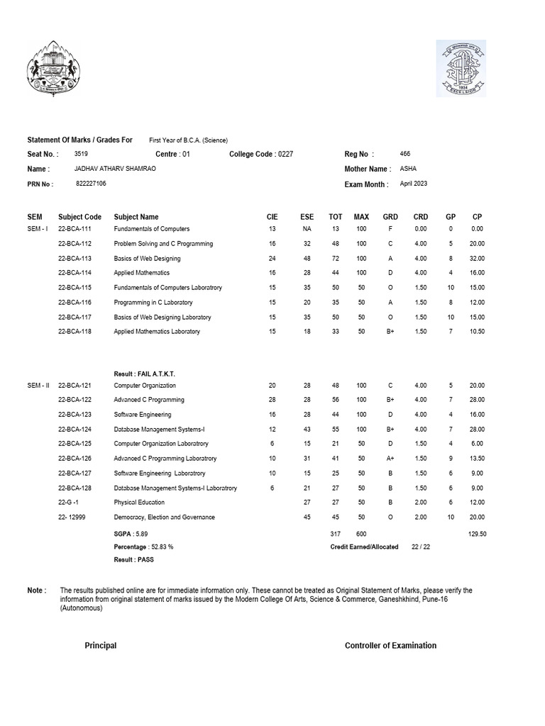 First Yaer | PDF