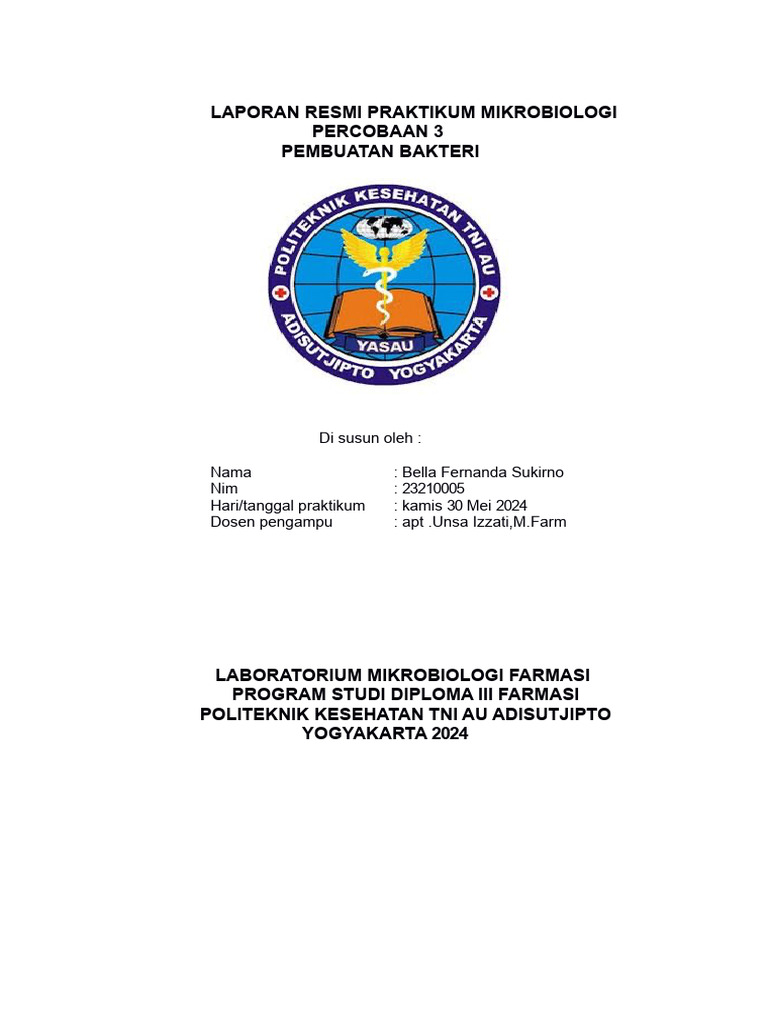 Laporan Praktikum Agar Na Dan Pda 2 | PDF