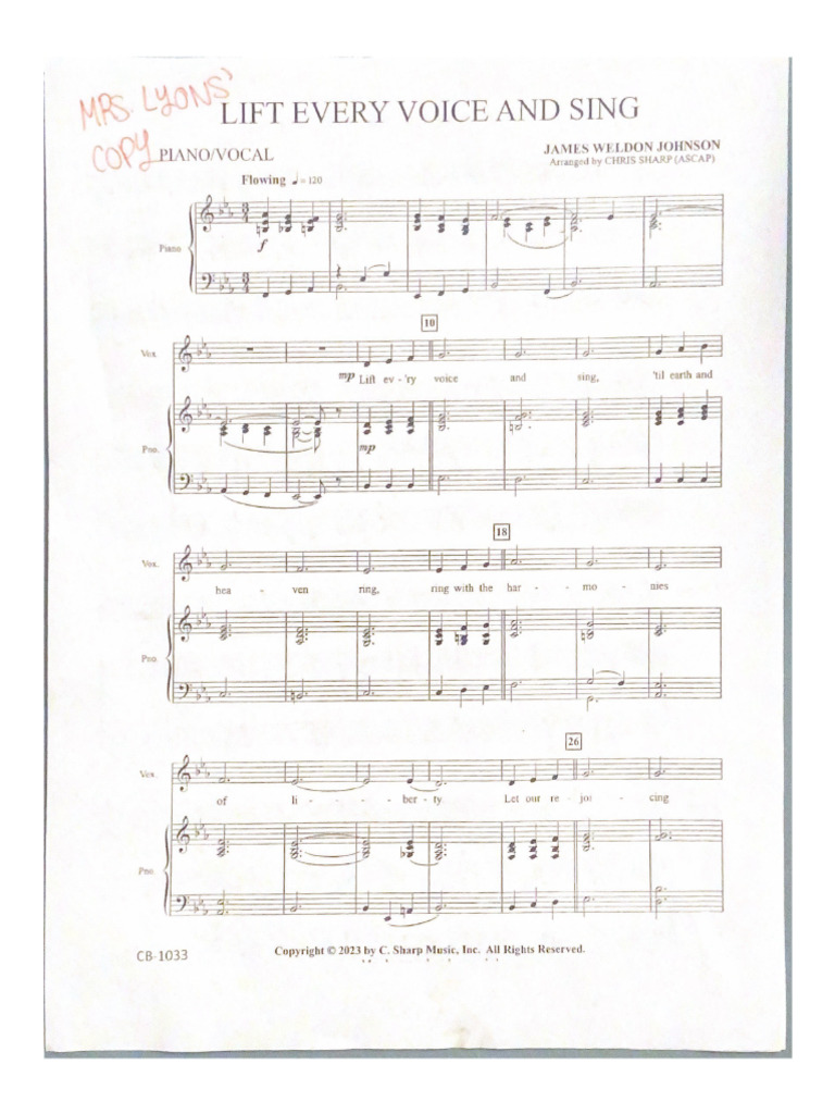 Lift Every Voice and Sing | PDF