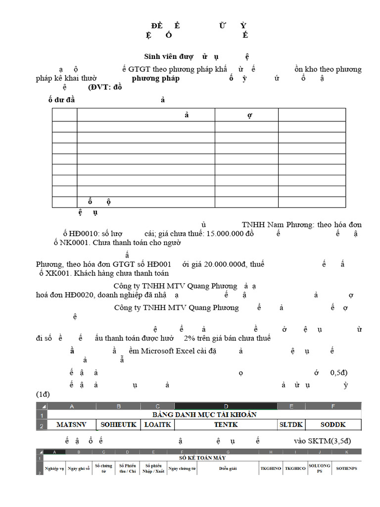 Kiem Tra He Thong Thong Tin Ke Toan 2 | PDF