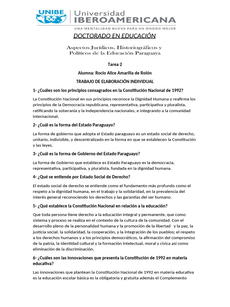 Rocio Amarilla Tarea 2 | PDF