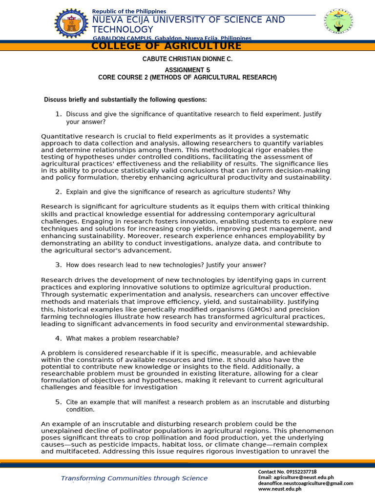 Research Assignment-5-6-7-8-1-1 | PDF | Experiment | Survey Methodology