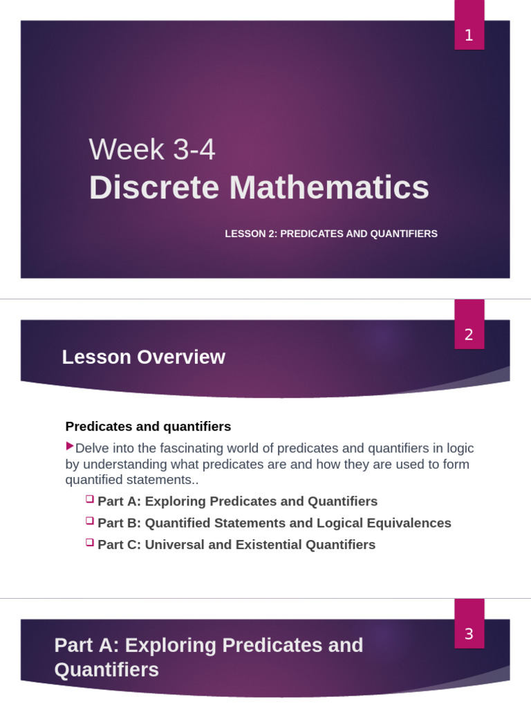 Week 3 4 Predicates And Quantifiers Pdf 5424