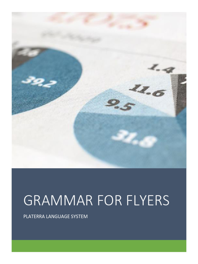 Grammar For Flyers | PDF